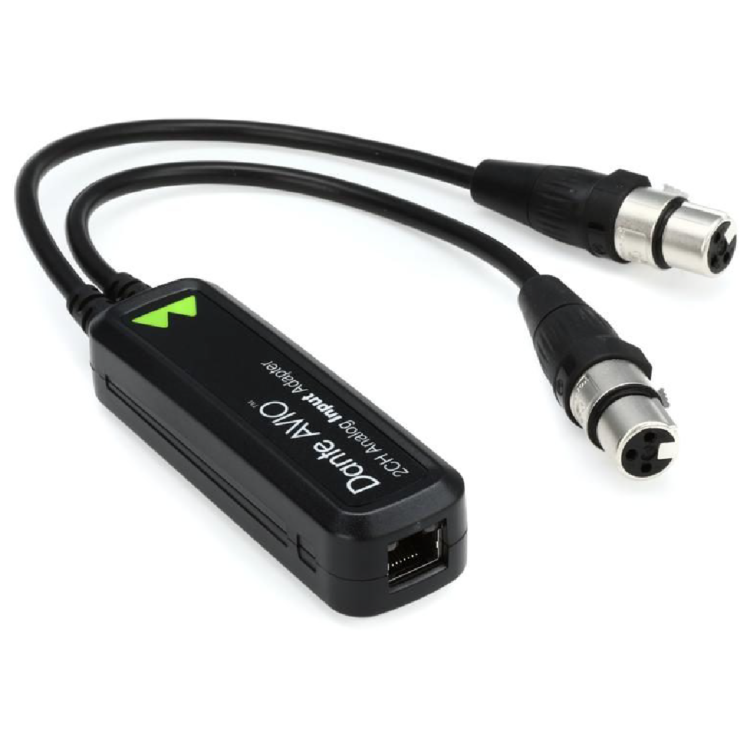 Audinate Dante – Dante AVIO 2-Channel Analog Input – Stagetec Asia