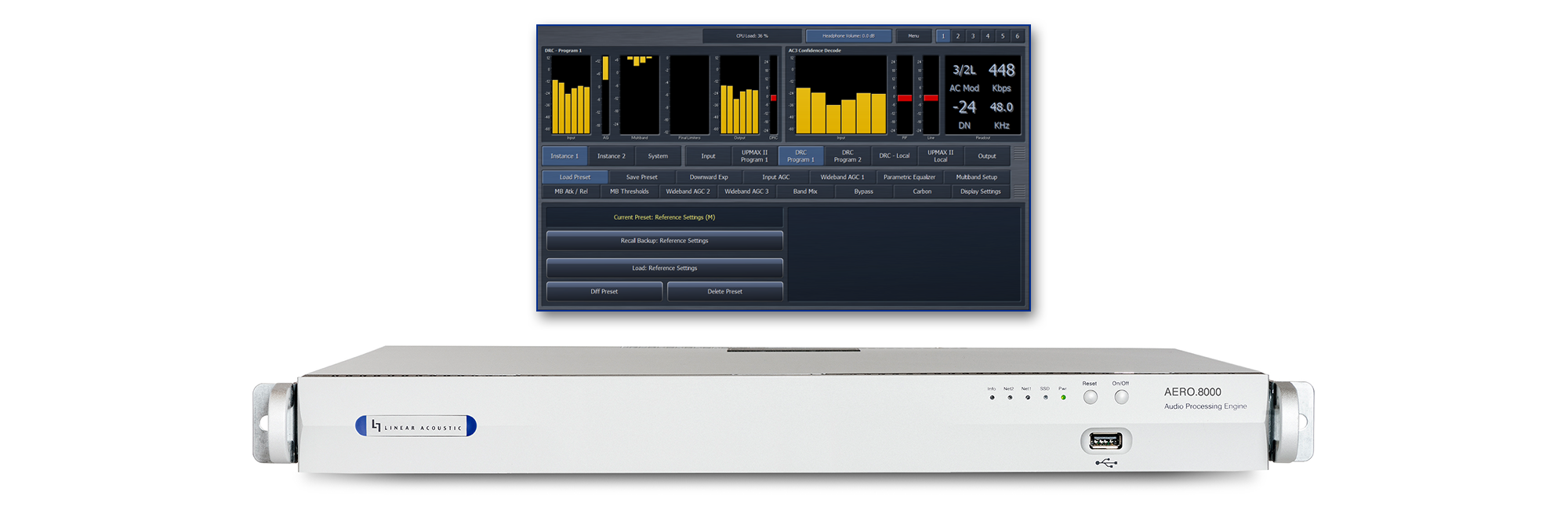 LINEAR ACOUSTIC – TV Loudness Control / Encoding, Decoding Live Dolby Atmos Workflows – Stagetec ...