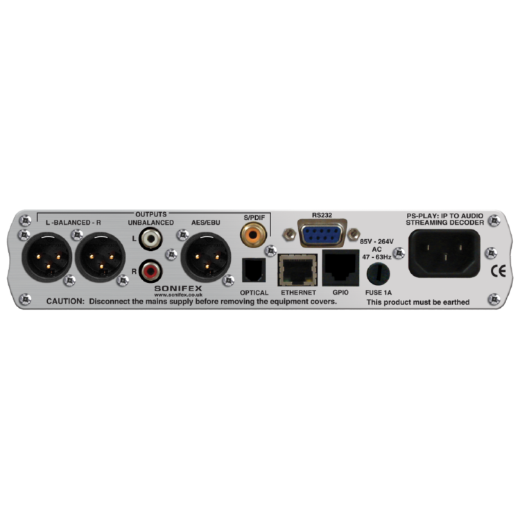 PS-AMPS -IP to Speakers Streaming Decoder 1U Rackmount – Stagetec Asia