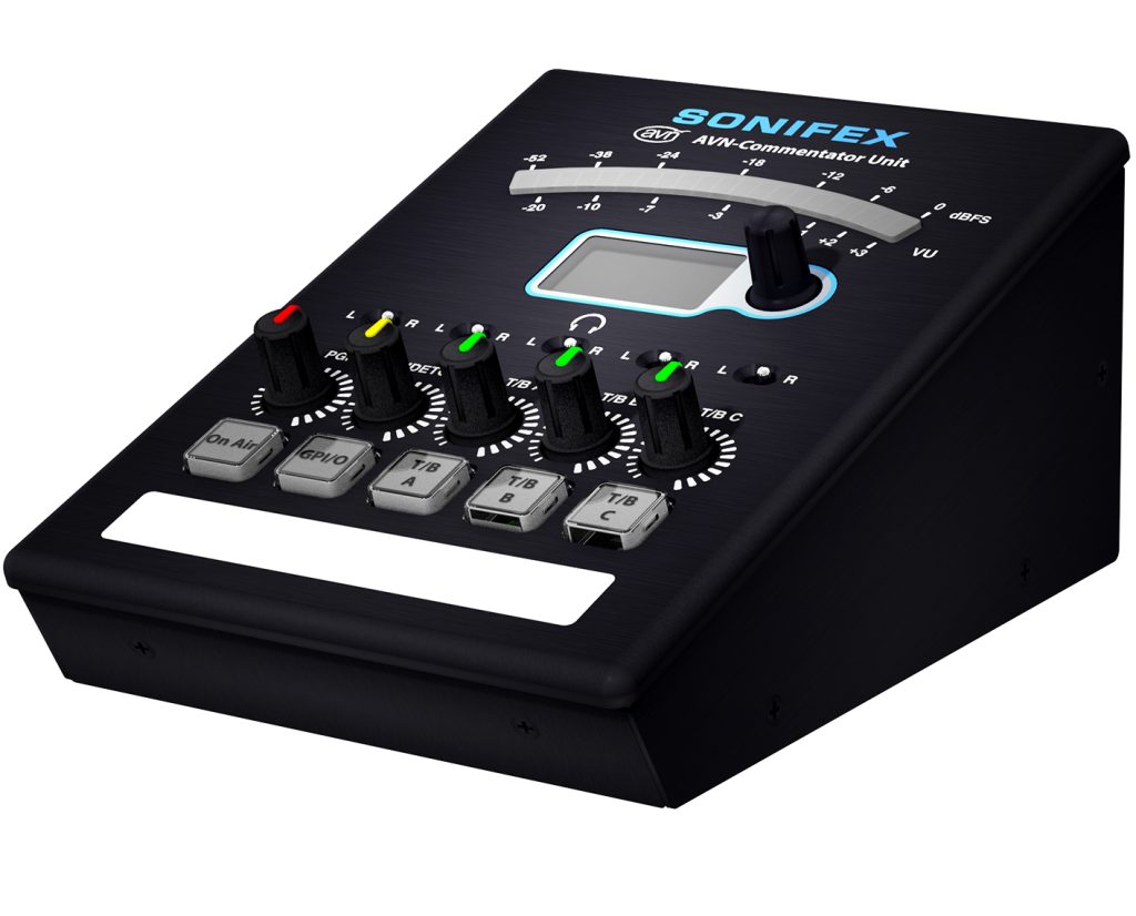 AVN-CU1 – Dante Commentary Unit for 1 Commentator – Stagetec Asia